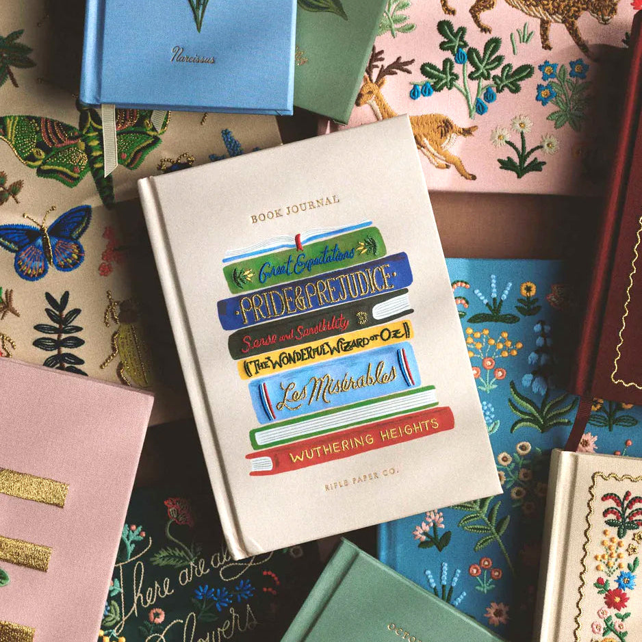 Book Club Embroidered Book Journal | The New York Public Library Shop
